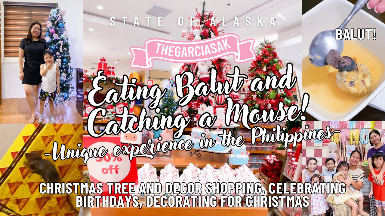 LET’S EAT BALUT! | CELEBRATING BIRTHDAYS | CHRISTMAS TREE AND DECORS ...