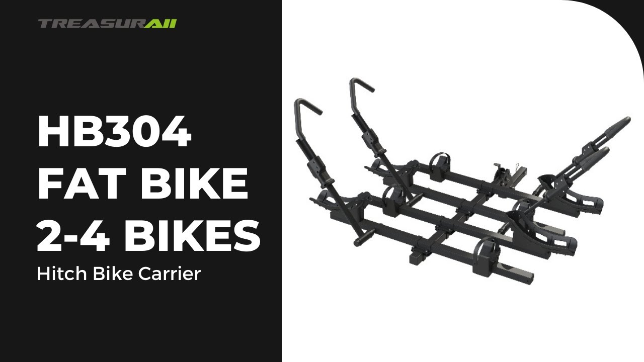 Treasurall HB304 rear mount 2“ hitch car bike carrier brief introduce ...