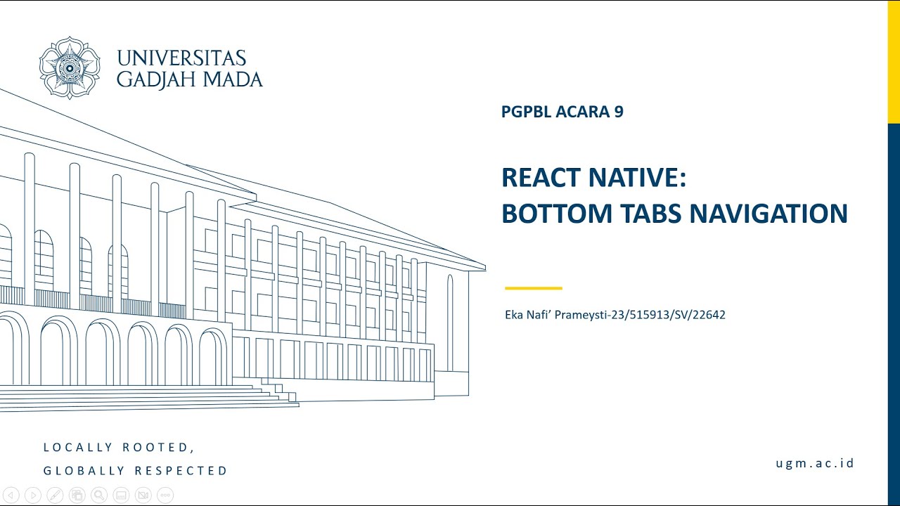 REACT NATIVE BOTTOM TABS NAVIGATION - YouTube