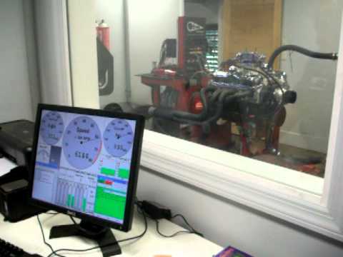 416 Small Block Mopar Dyno 593 HP - YouTube