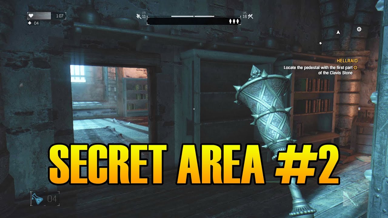 Dying Light Hellraid - Secret Area #2 - Hidden Bookcase - YouTube