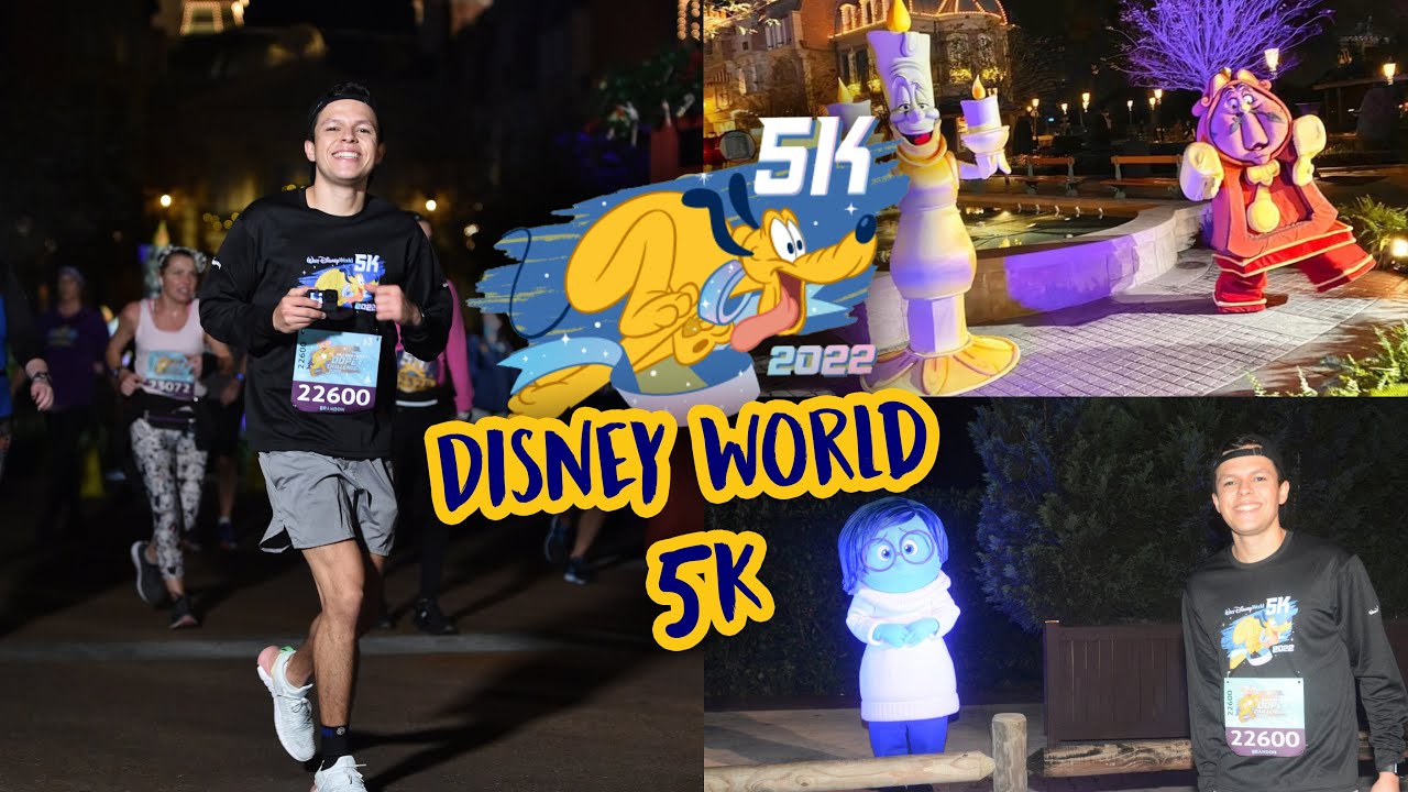 RunDisney WDW 5K | Marathon Weekend 2022 | Epcot | Characters - YouTube