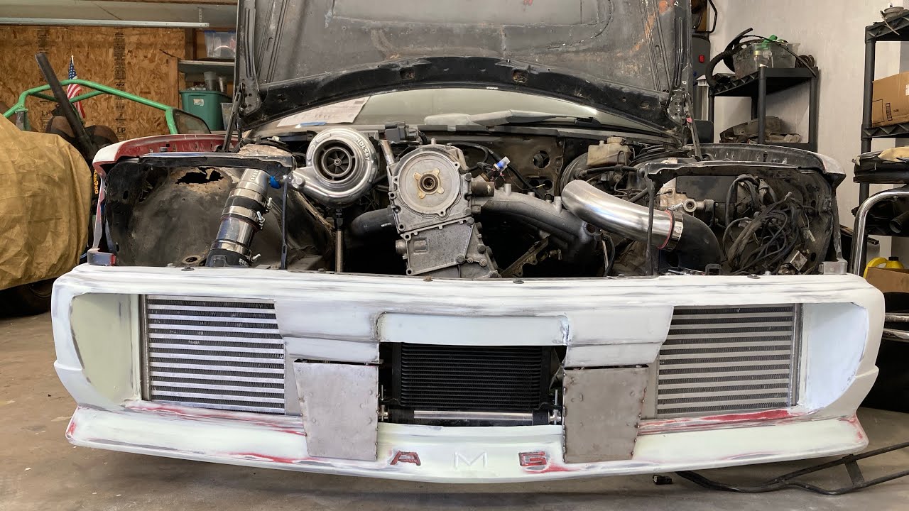 190E Turbo Custom Bumper - YouTube