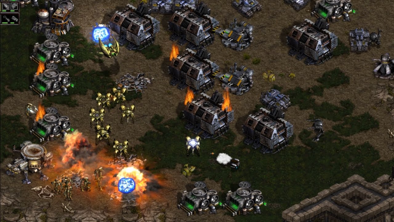 StarCraft: Remastered 1 Protoss vs 1 Terran 星际争霸: 重制版 Map: Polypoid 1. ...