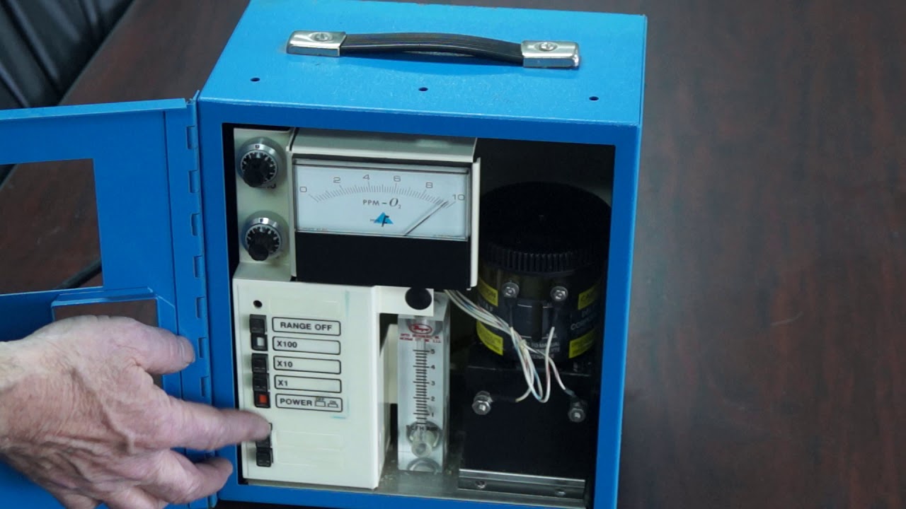 Delta F Oxygen analyzer testing - YouTube