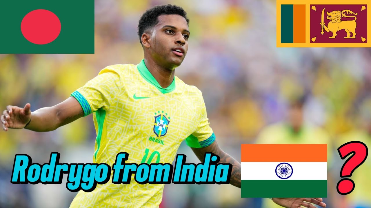 Is Rodrygo Really from India?! 🤯 The Truth Will Shock You! 🇮🇳⚽ #Rodrygo ...