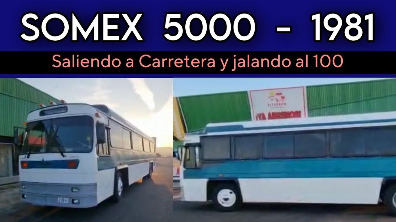 Somex 5000 1981 con 8v71 en Carretera - YouTube