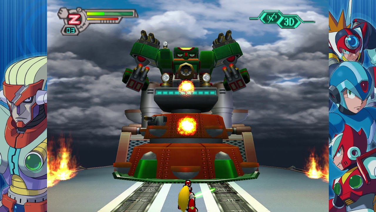 Mega Man X Legacy Collection 2 - Mega Man X7 - Splash Warfly - YouTube