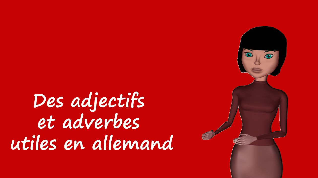 101 Adjectifs Allemands Les Plus Utiles. Avec Exemples De Phrases. – TUZZF