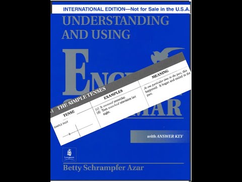 Simple tense-Past Tense - Betty Schrampfer Azar - Understanding and ...