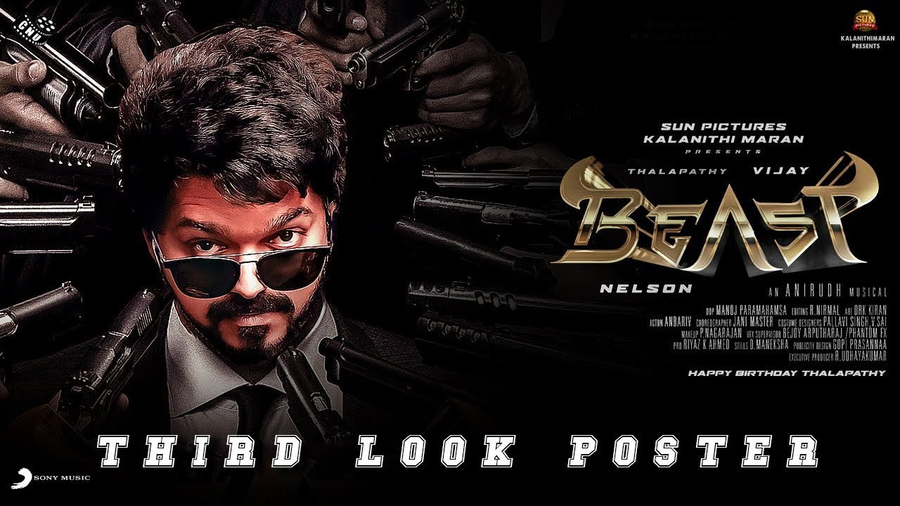 Beast Third Look Teaser – Massive Vijay New Getup Motion Poster ...
