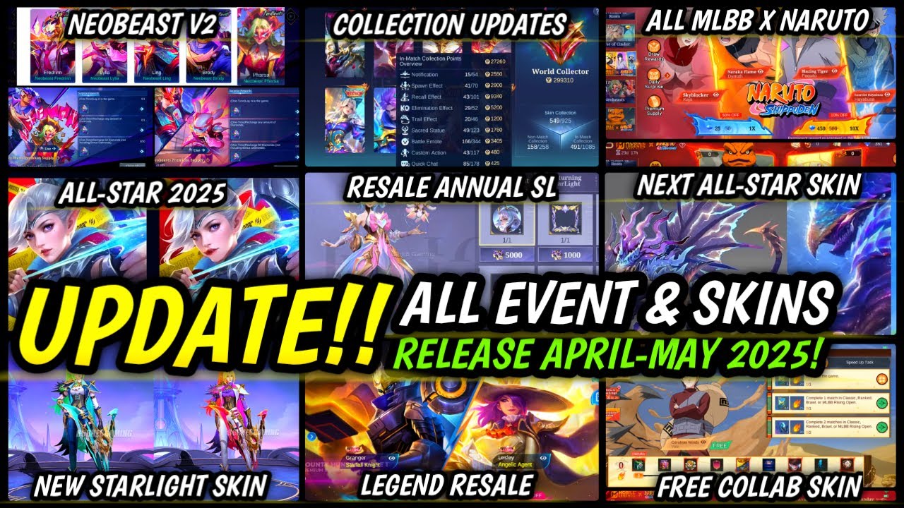 UPDATED!! ALL NEW UPCOMING EVENTS & SKINS | RELEASE DATE (APRIL-MAY ...