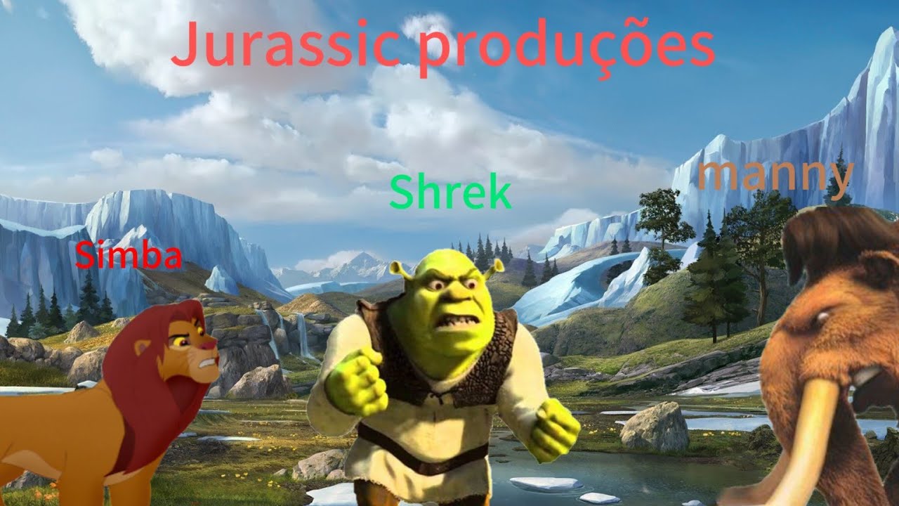 Simba vs manny vs Shrek ( uma luta entre pais - YouTube