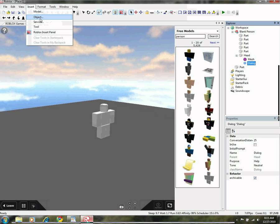 How To Make A Talking Person With The New Roblox Dialog System - YouTube