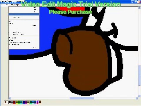 Speed painting of mario in MS paint - YouTube