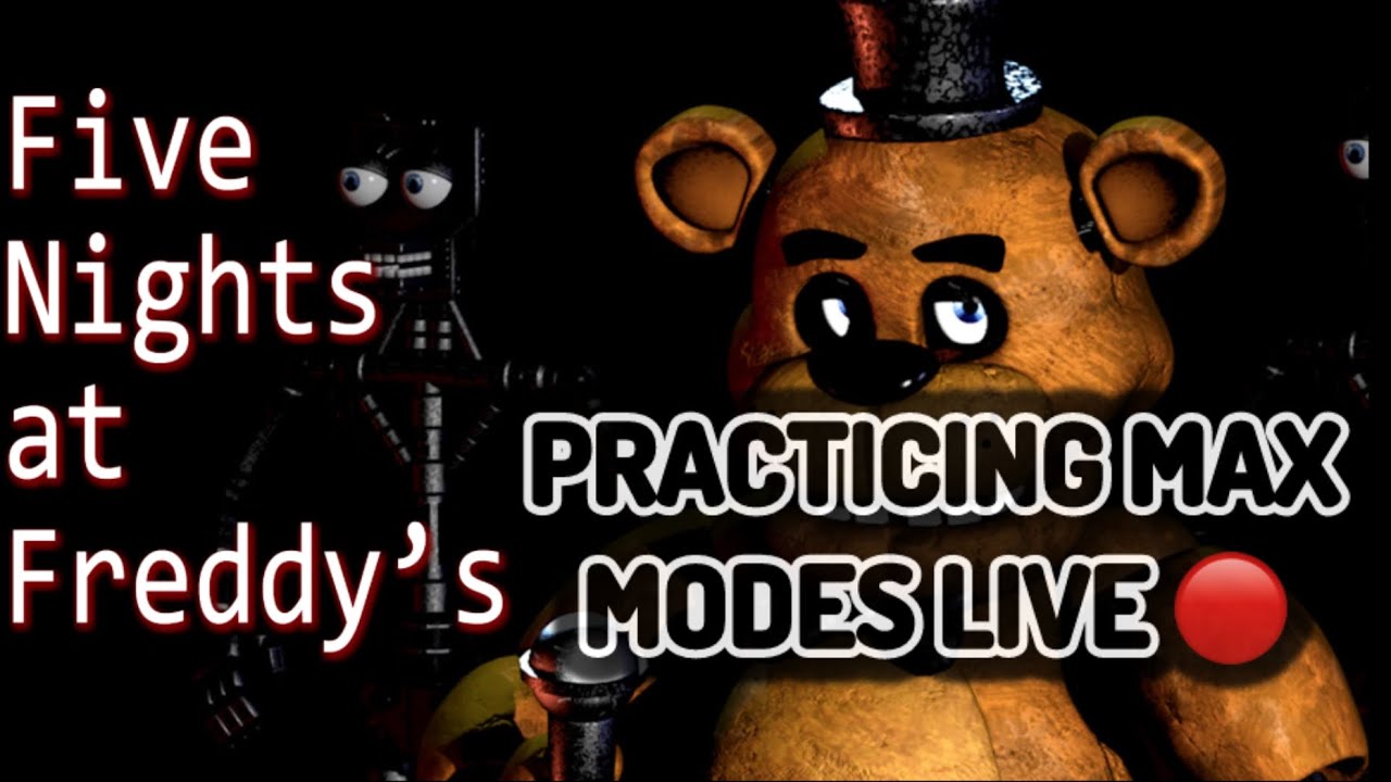 Roblox FNAF co op MAX MODES practice - YouTube