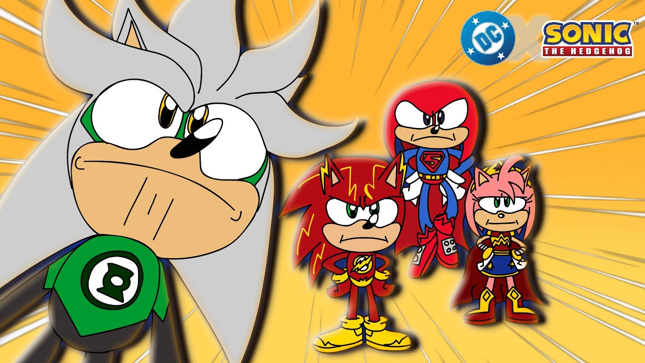 Basically the Sonic Justice League in IDW Sonic x DC Comics | Sonic Animation | #sonic #dc # ...