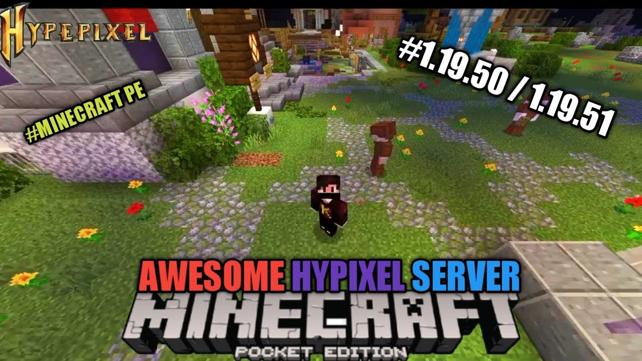 OP HYPIXEL LIKE SERVER FOR MINECRAFT PE #wenpixel #craftersmc # ...