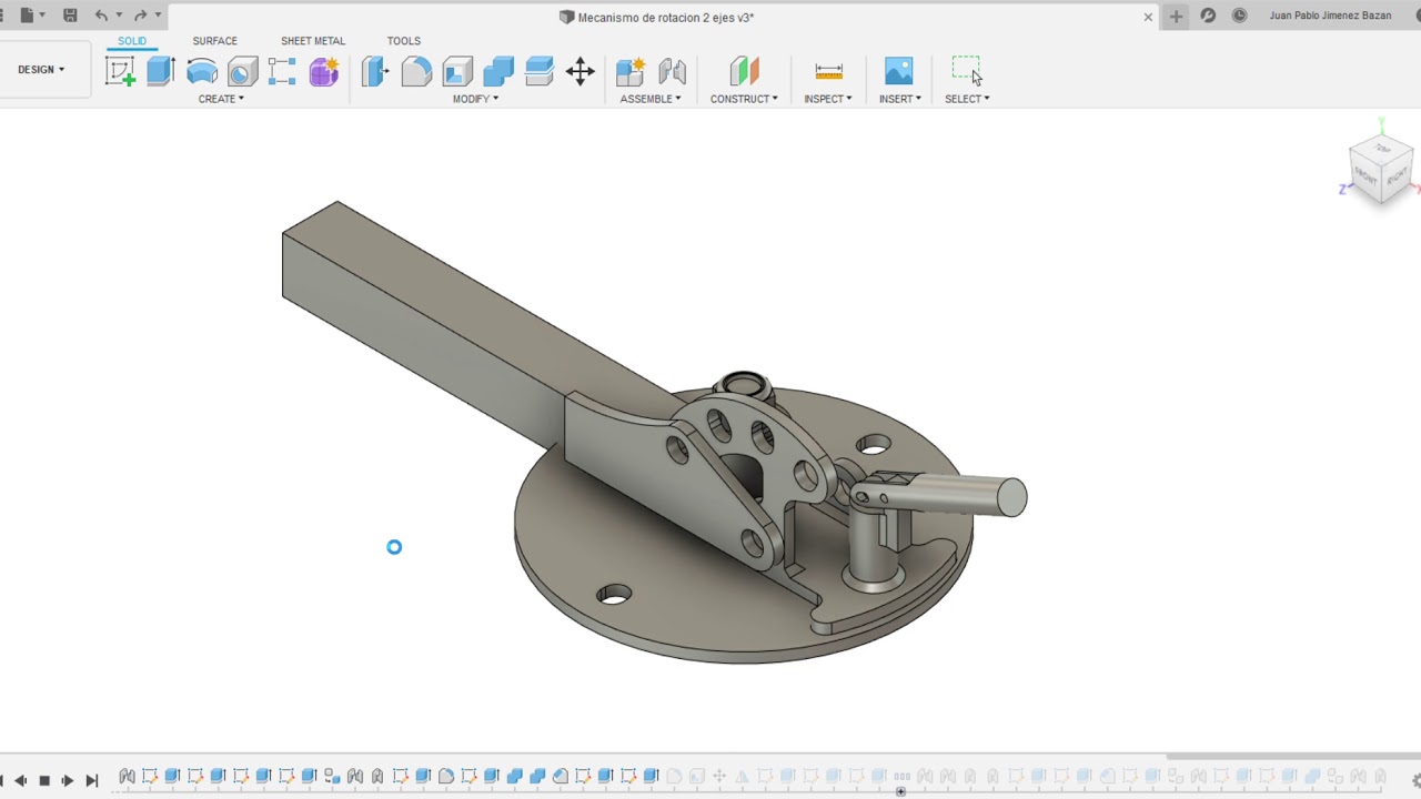 Rotation Mechanism Time Lapse - YouTube
