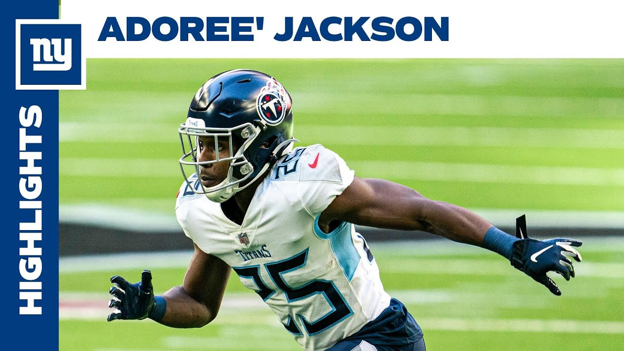 Highlights: CB Adoree' Jackson | New York Giants - YouTube