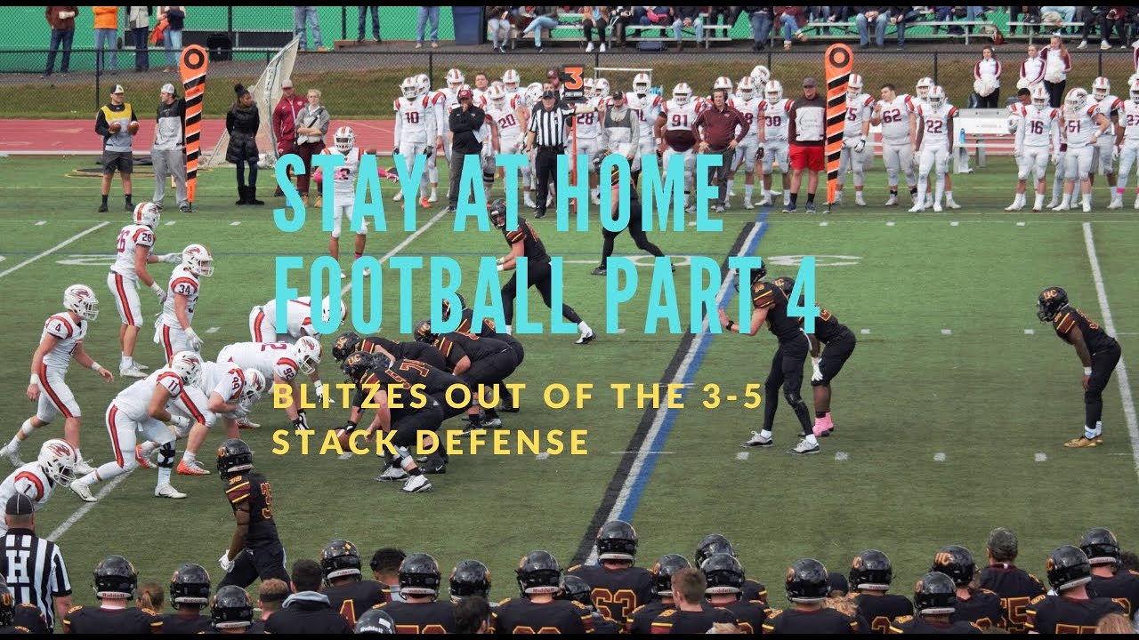 Stay at Home Football Part 4: Blitzes out of the 3-5 Stack Defense - YouTube
