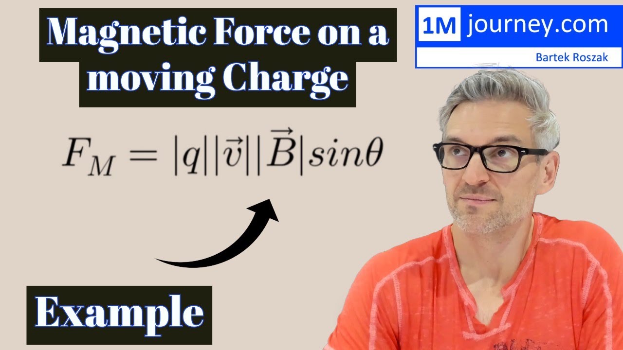 Grade 12 Physics - Magnetic Force on a Charge Example - YouTube