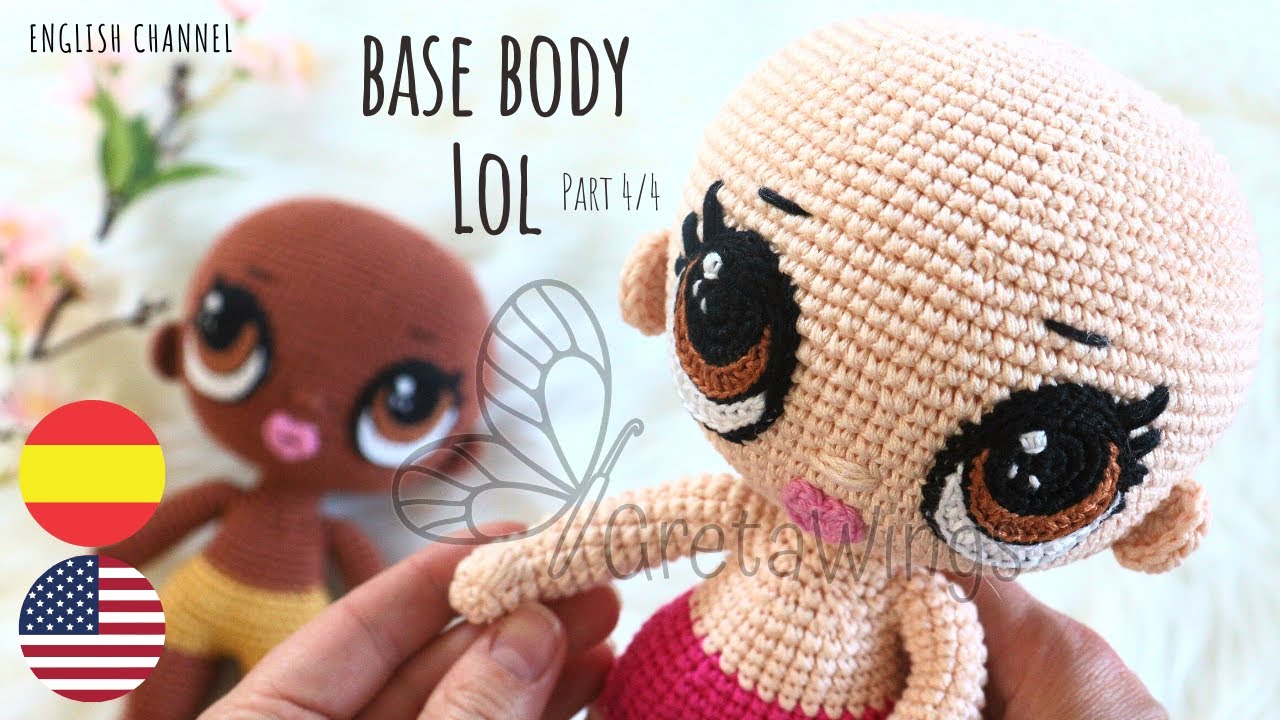 Body for LoL Amigurumis Tutorial Step by Step Part 4/4 with subtitles ...