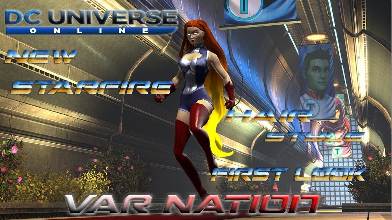DC Universe Online - New Starfire Hairstyle First Look - YouTube