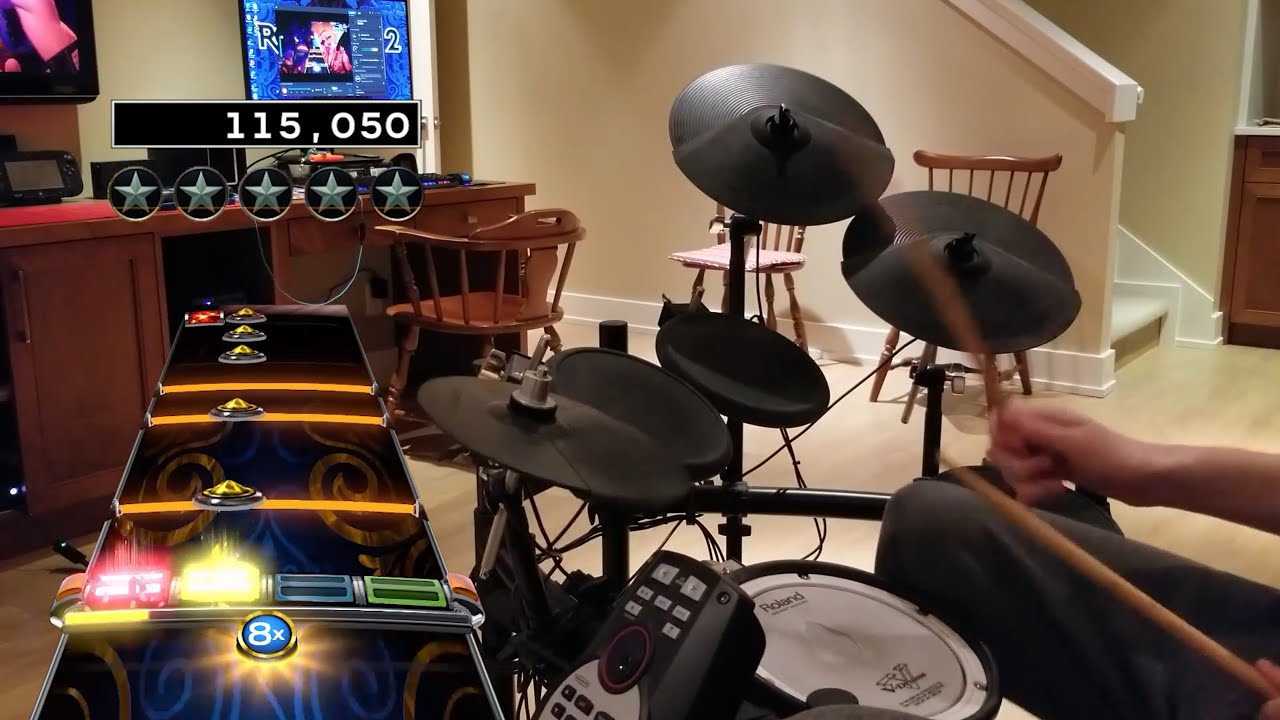 24K Magic by Bruno Mars | Rock Band 4 Pro Drums 100% FC - YouTube