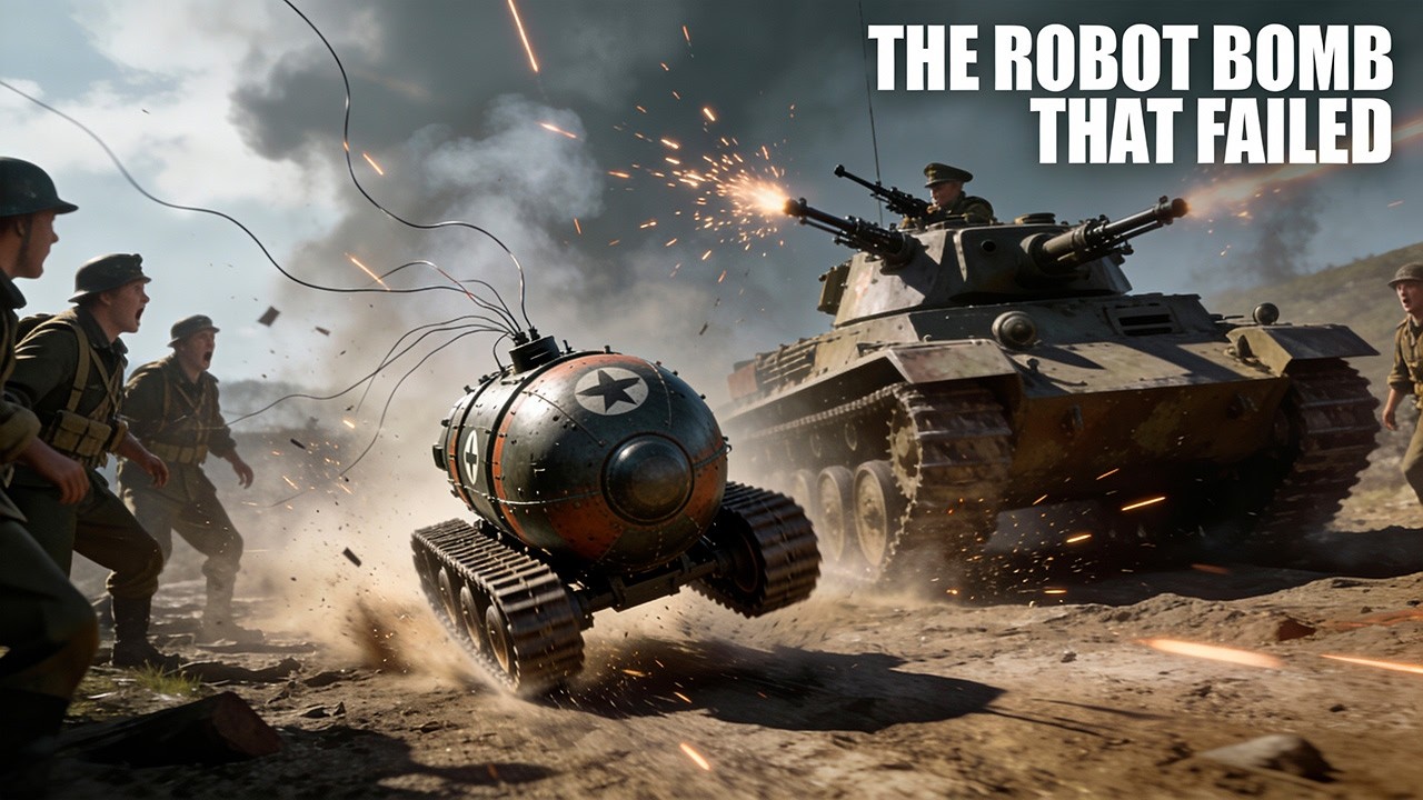 The Remote-Controlled BOMB on Tracks: Germany's $3,000 Robot That ...