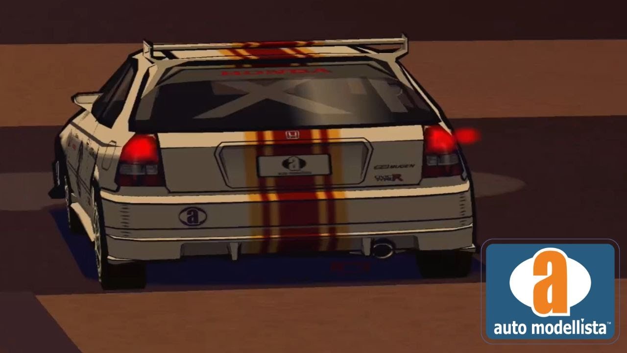 Auto Modellista Honda EK9 Civic Type R PS2 Gameplay - YouTube