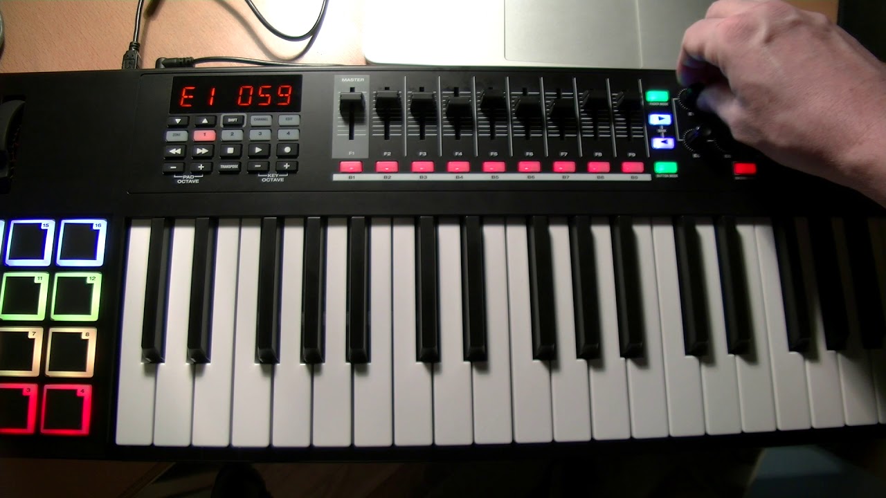 M-Audio Code 49 Demo - YouTube