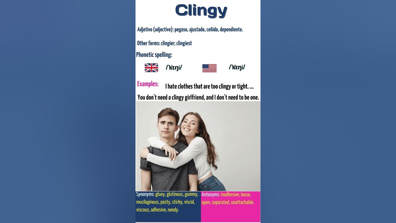 Word Of The Day Clingy englishlanguage YouTube word-of-the-day-clingy-englishlanguage-youtube