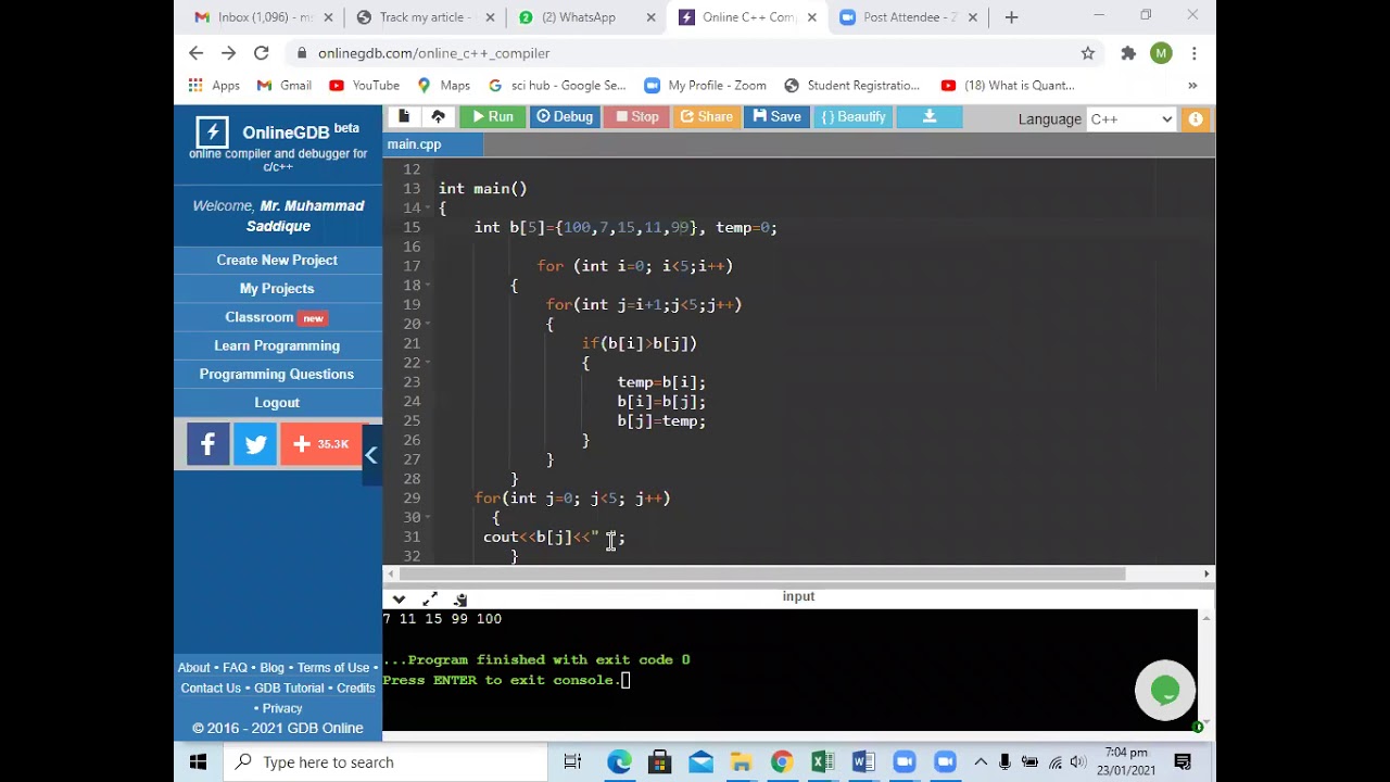 Lec 15b Computer Programming BS1 - YouTube
