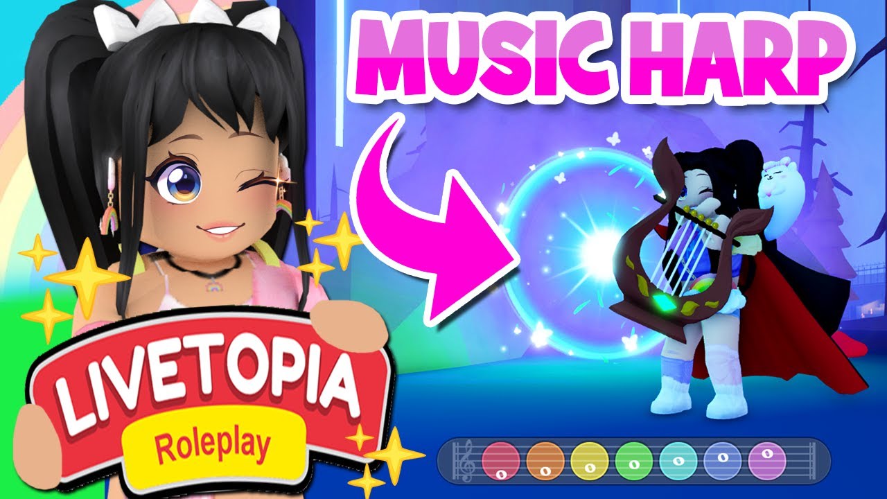 *UNLOCK MUSIC HARP* + SECRET KEY LOCATION in LIVETOPIA Roleplay (roblox ...