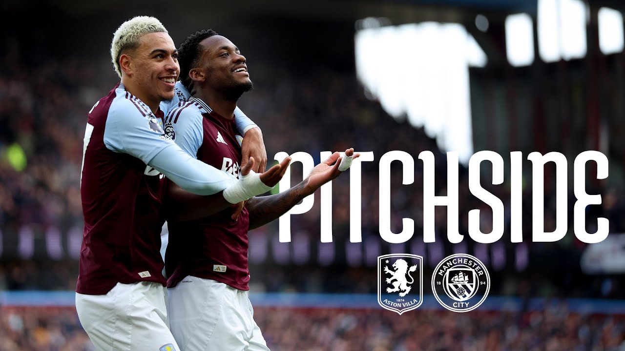 Durán and Rogers on Target 🎯 | Aston Villa vs Man City | Pitchside ...