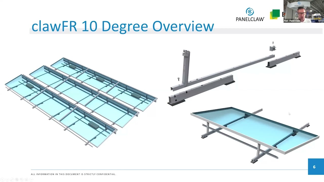 Webinar - Panel Claw & BayWa r.e. - Commercial Racking Lineup! - YouTube