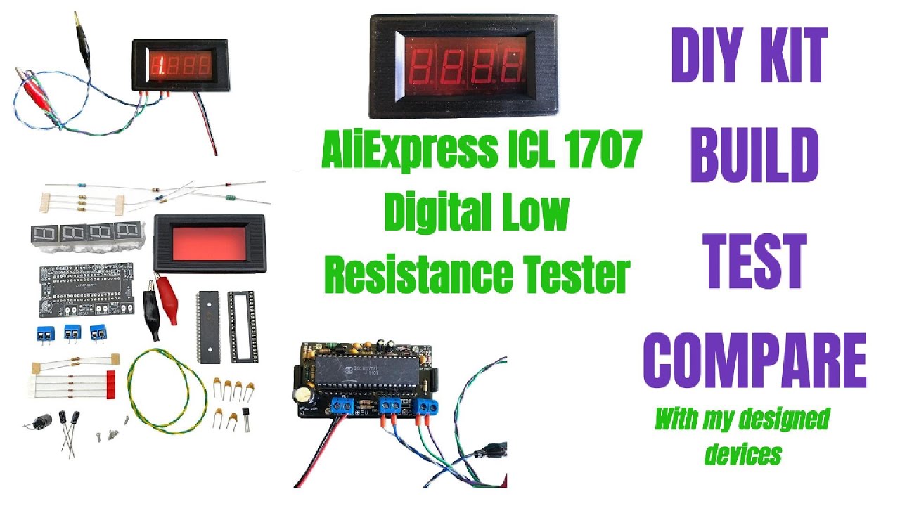 AliExpress Kit - Low resistance meter Build Test and Compare - YouTube