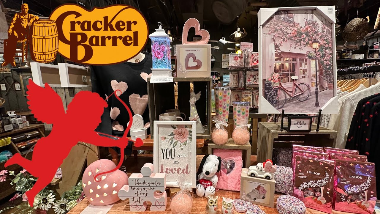 Cracker Barrel Valentines Day Decor 2023 Store Walkthrough - YouTube
