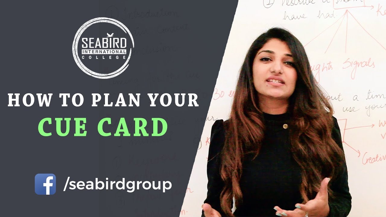 How to plan your Cue - Card | Seabird International - YouTube