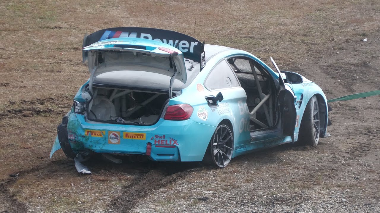 GTWC Hockenheimring 2022 - GT4 European Series - BIG CRASH, FIRE, SPINS ...