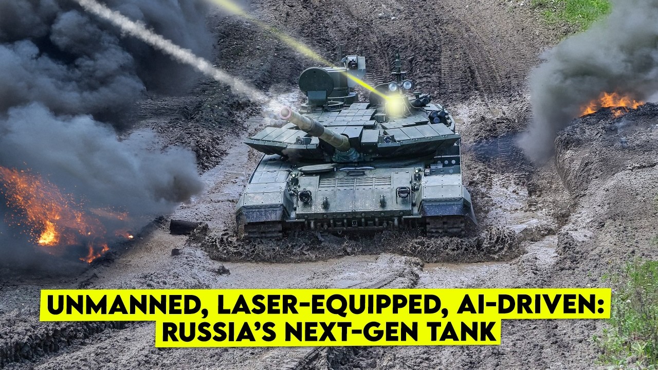Revealed! Next-Gen Russian Tanks Will Melt Missiles with Lasers - YouTube