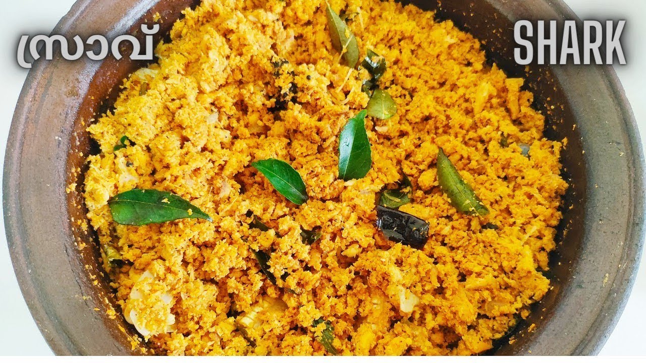 Sravu Thoran | Sura Puttu | Scrambled Shark Fish Malayalam Recipe ...