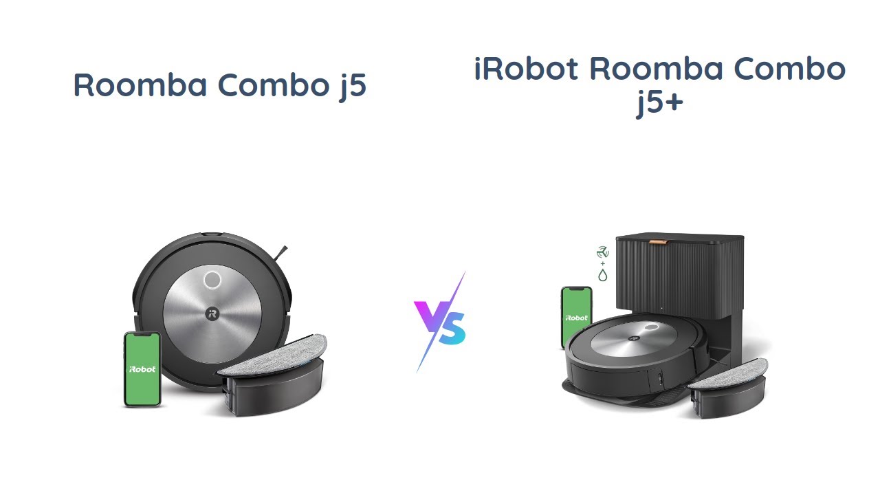 🏠🤖 Compare iRobot Roomba Combo j5 vs j5+ - Vacuum & Mop Robots - YouTube