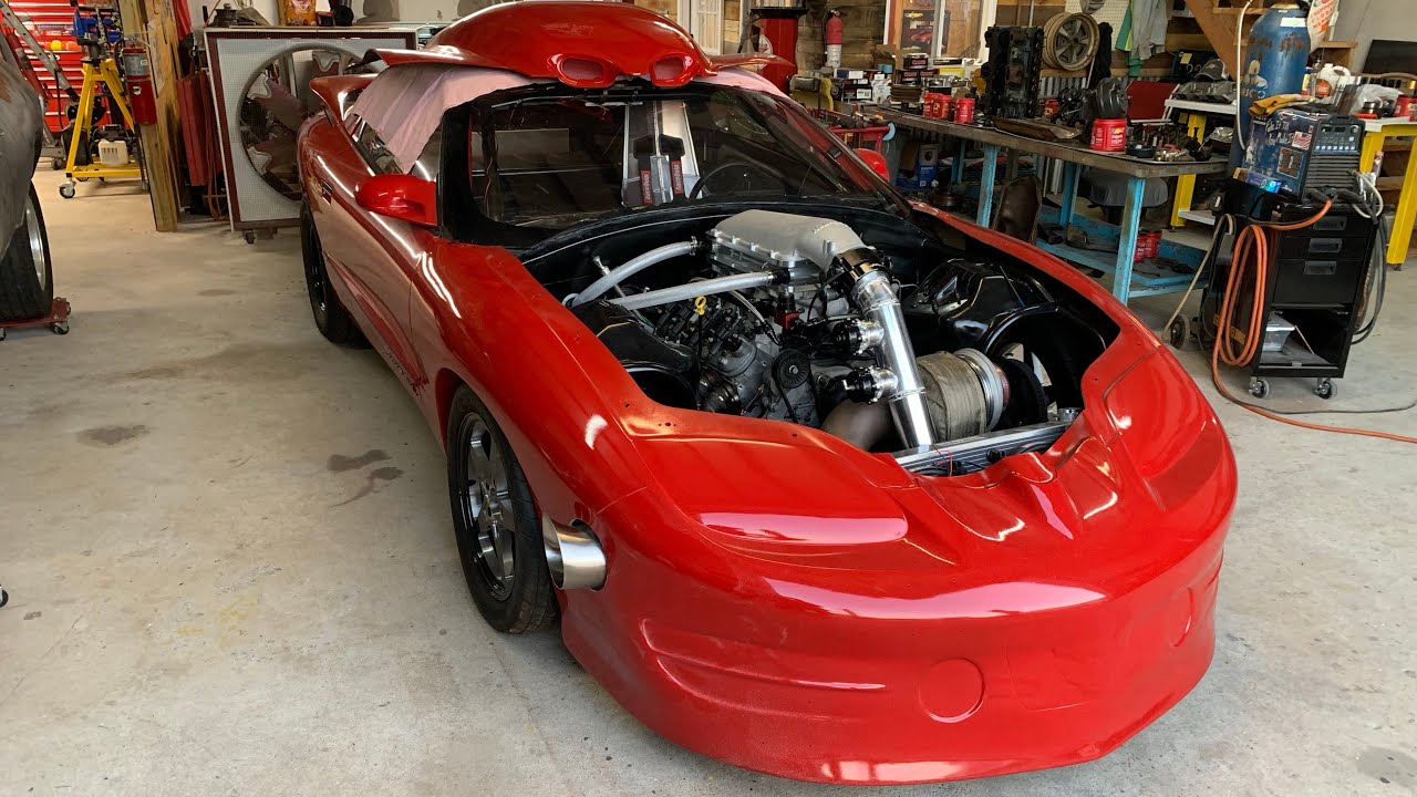 Turbo LS swapped Trans Am streetcar turbo fab work. - YouTube