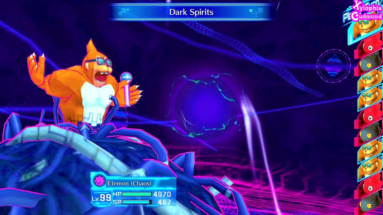 『Xylophia Gudmund』 Chuumon Sukamon Etemon to Etemon Chaos Evolution Line - YouTube