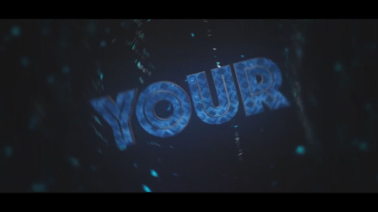 Awesome Blue Bursting Intro Template(with FULL TUTORIAL) - YouTube