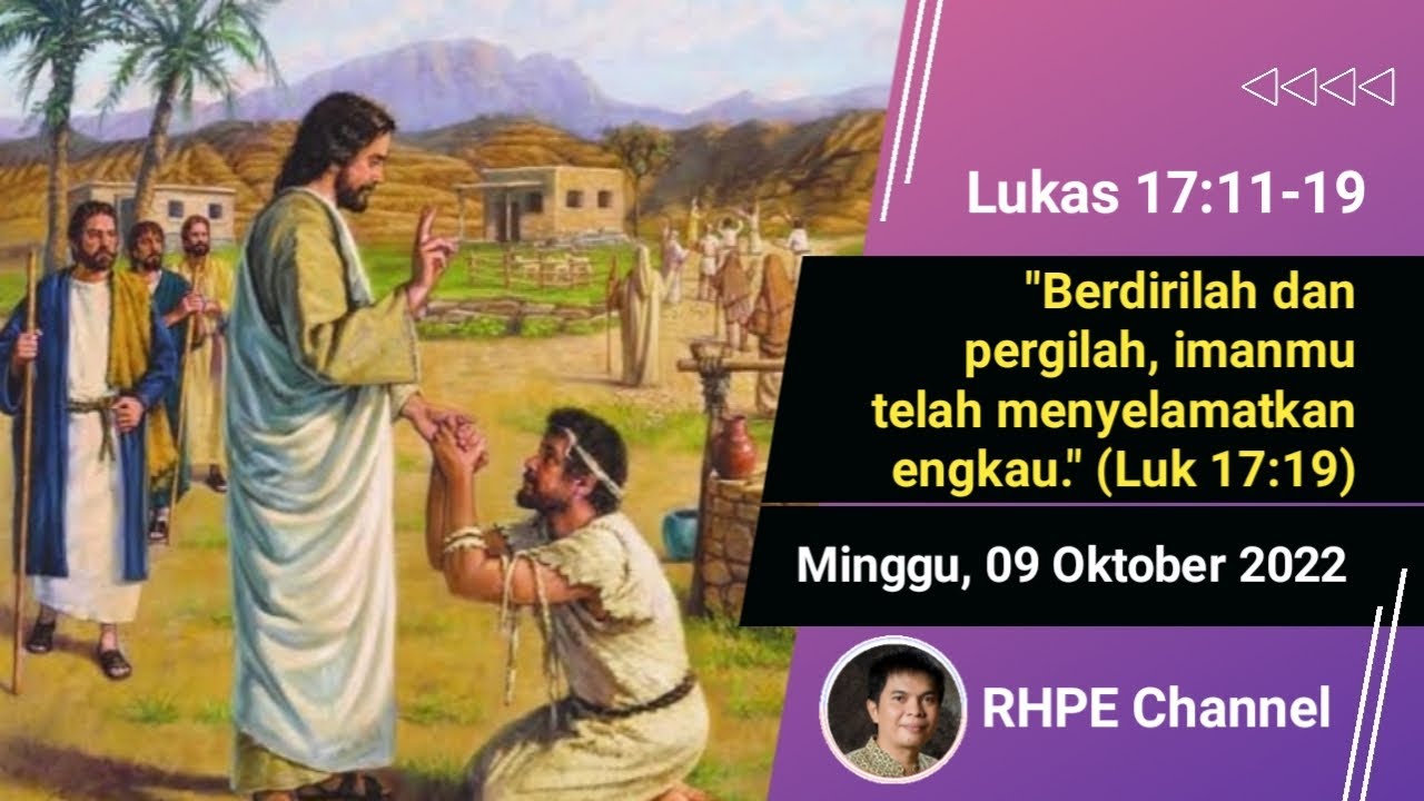 Lukas 17:11-19/Renungan Harian #renungansingkat #renunganharian # ...