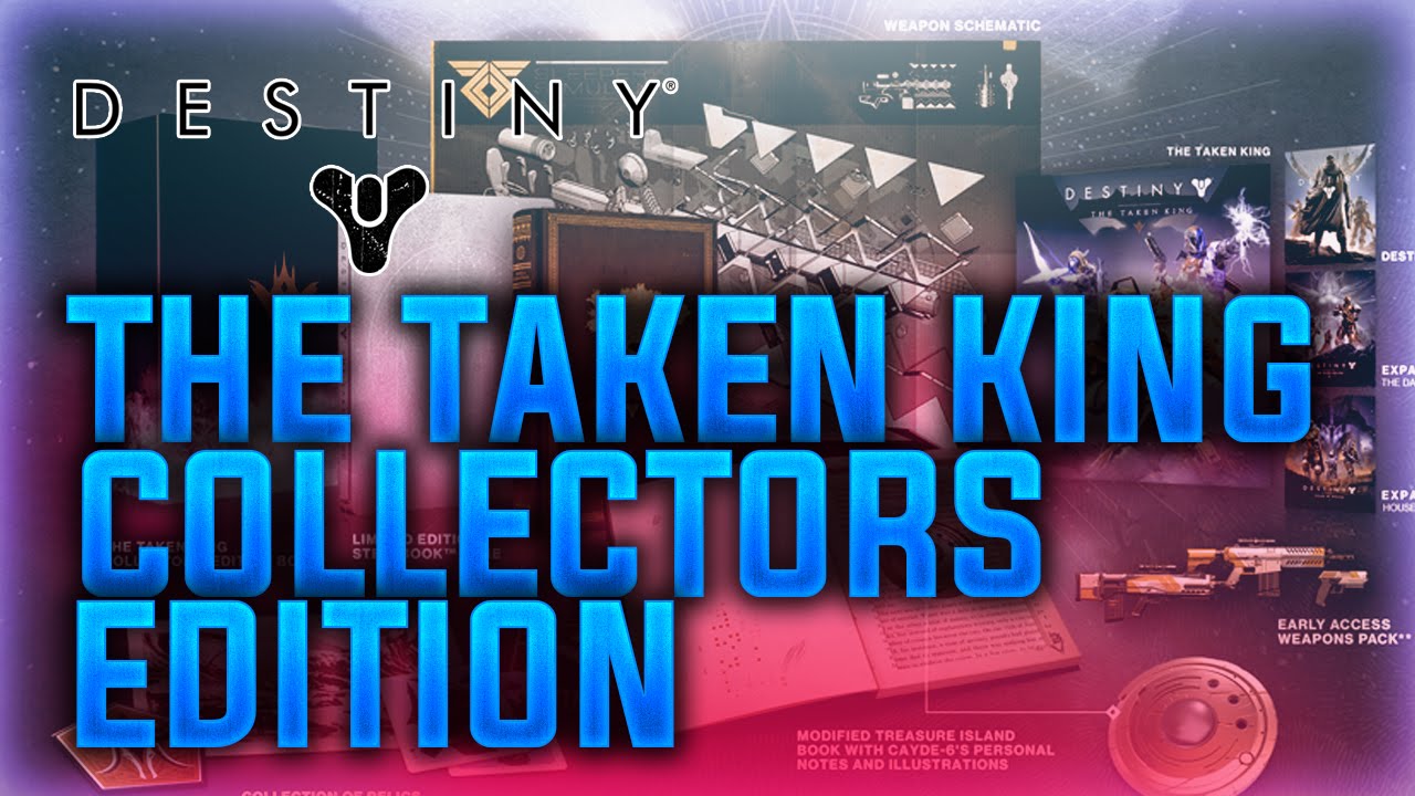 Destiny The Taken King Collector's Edition contents ! Real Life strange ...