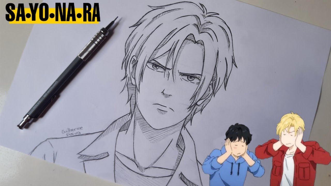 Drawing Ash Lynx [Banana Fish] - YouTube